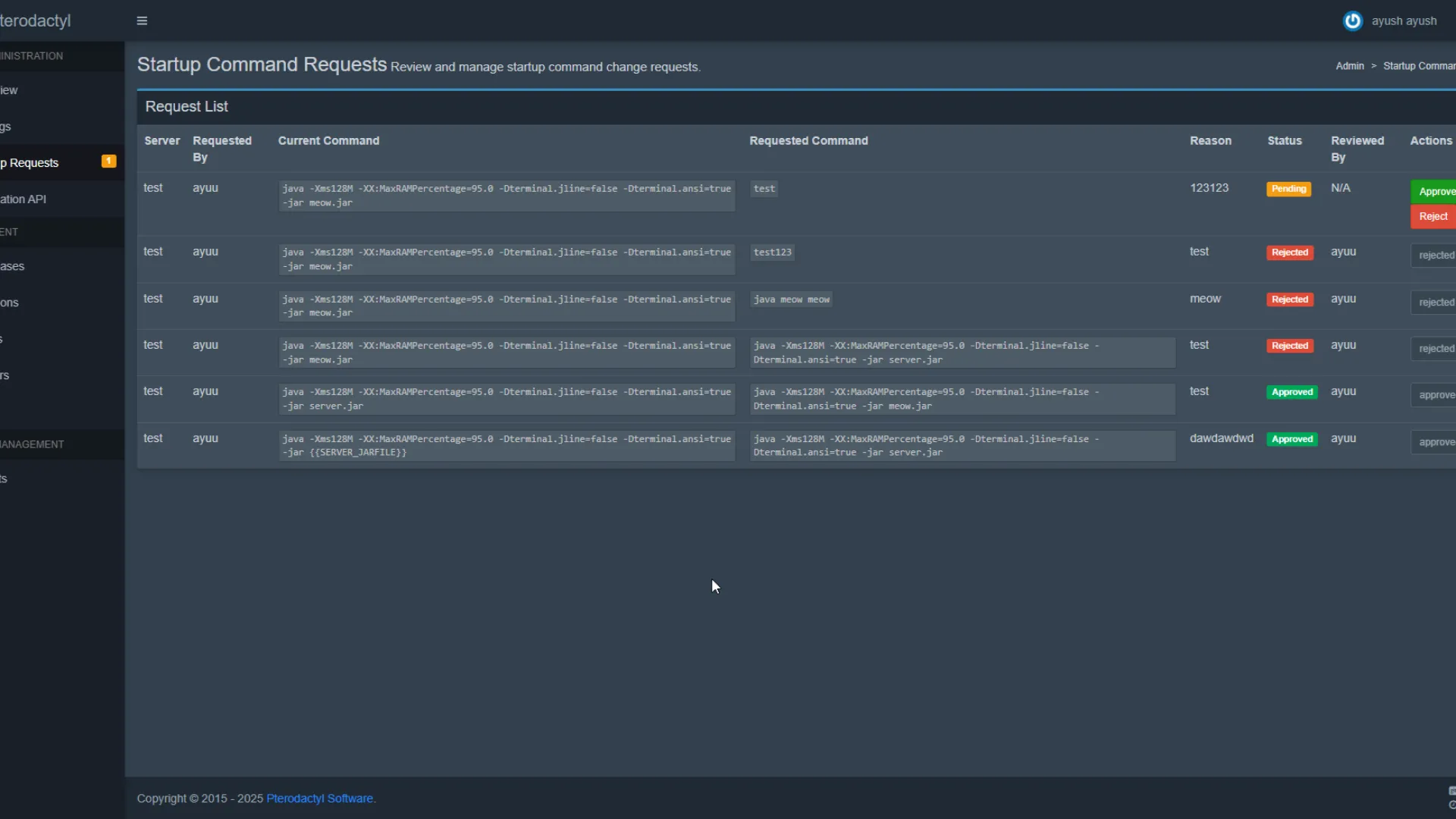 Better Editable Server Startup Command