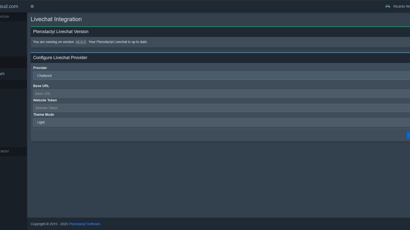Pterodactyl Livechat