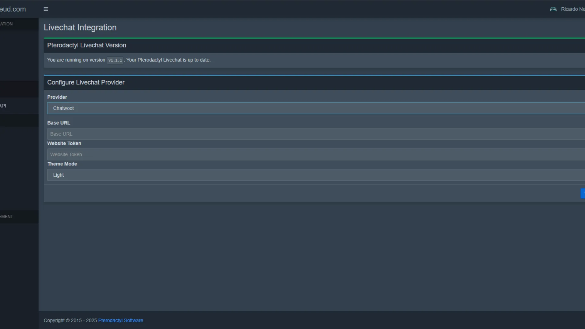 Pterodactyl Livechat